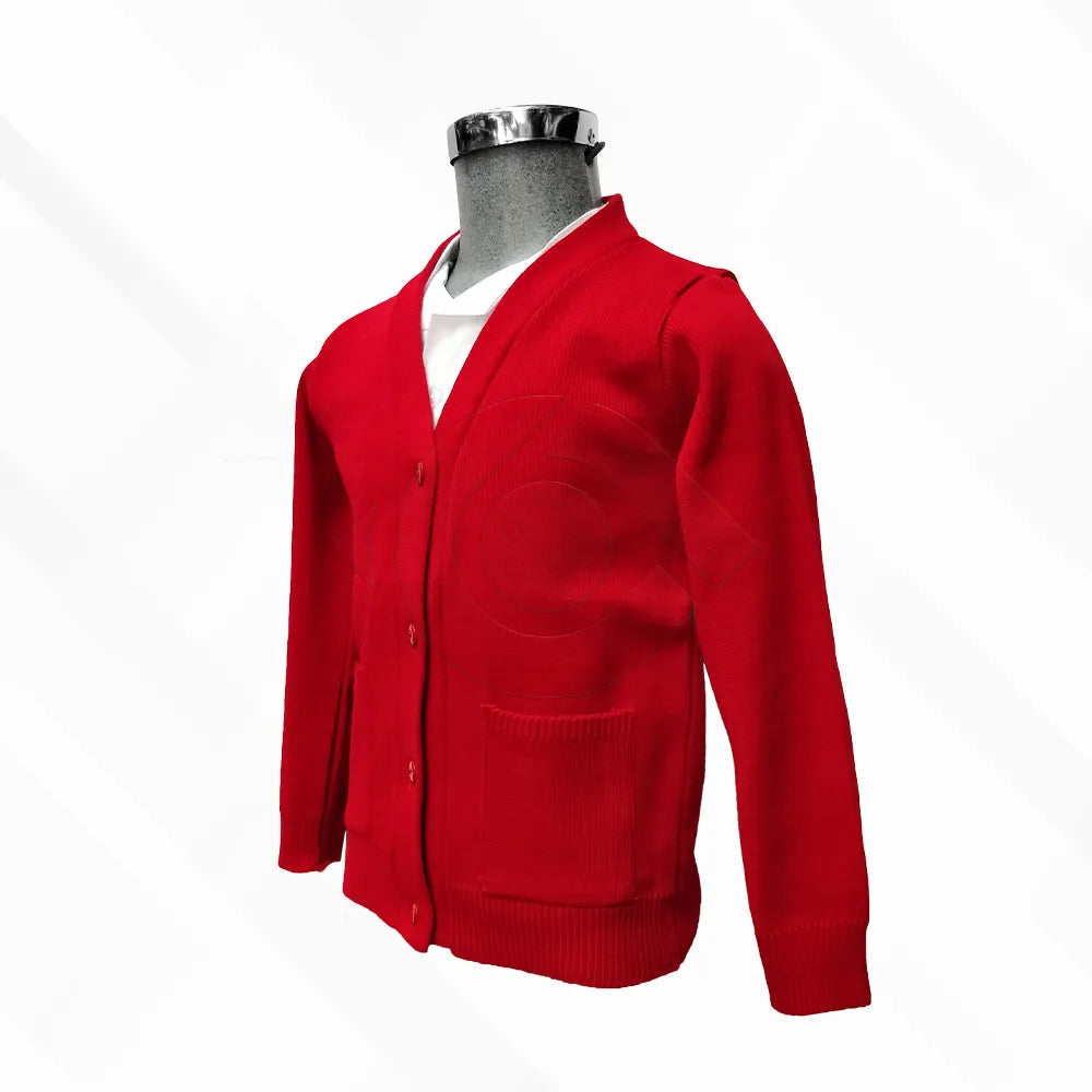 Suéter Tejido Escolar Abierto – Uniforme de la Escuela